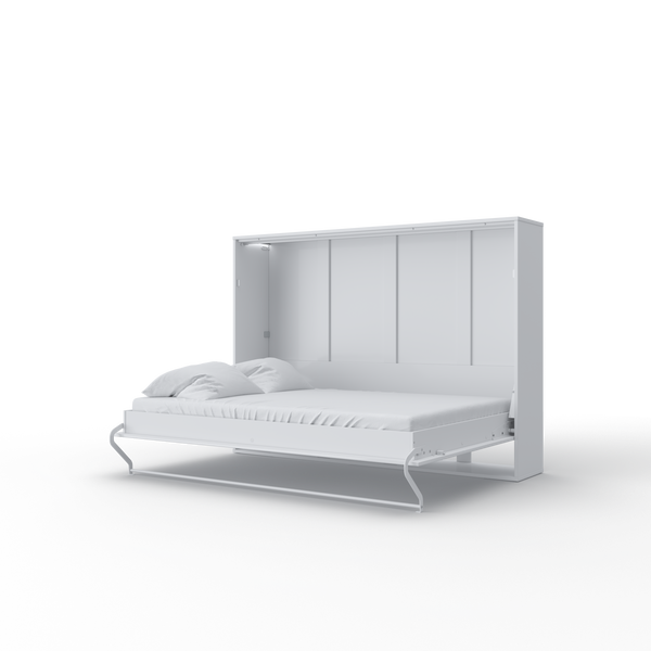 Maxima House: Horizontal European FULL XL Murphy bed Invento – Hangout Haven