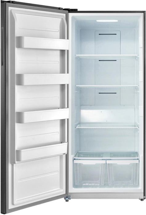 Forte 33 Inch Stainless Steel Freestanding Upright Freezer W Left Hing ...